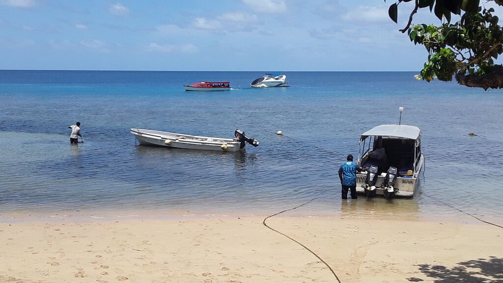 Mr Conney and guests came for a visit on SeaFiji – Lawaki Beach House ...
